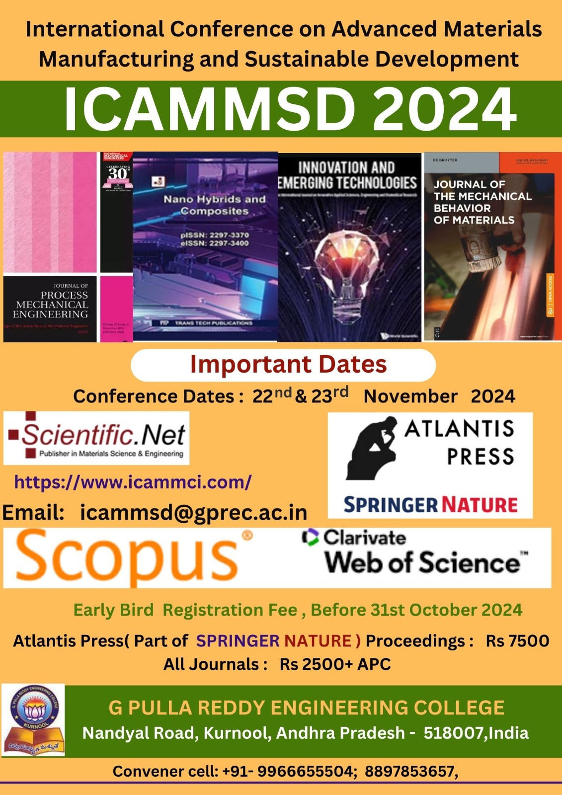 GPREC > G.Pulla Reddy Engineering College – Kurnool, AP, INDIA